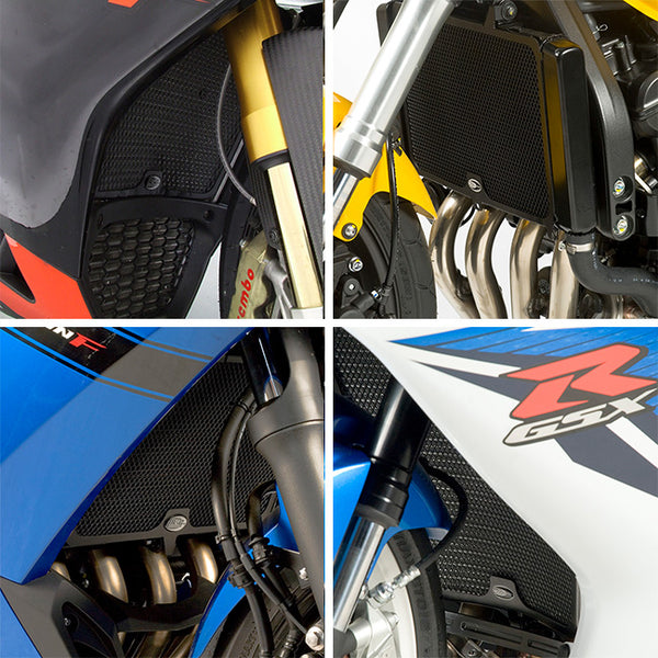 Radiator Guard Kawasaki Black Ninja 250/400 18- R&G (RAD0230BK ...