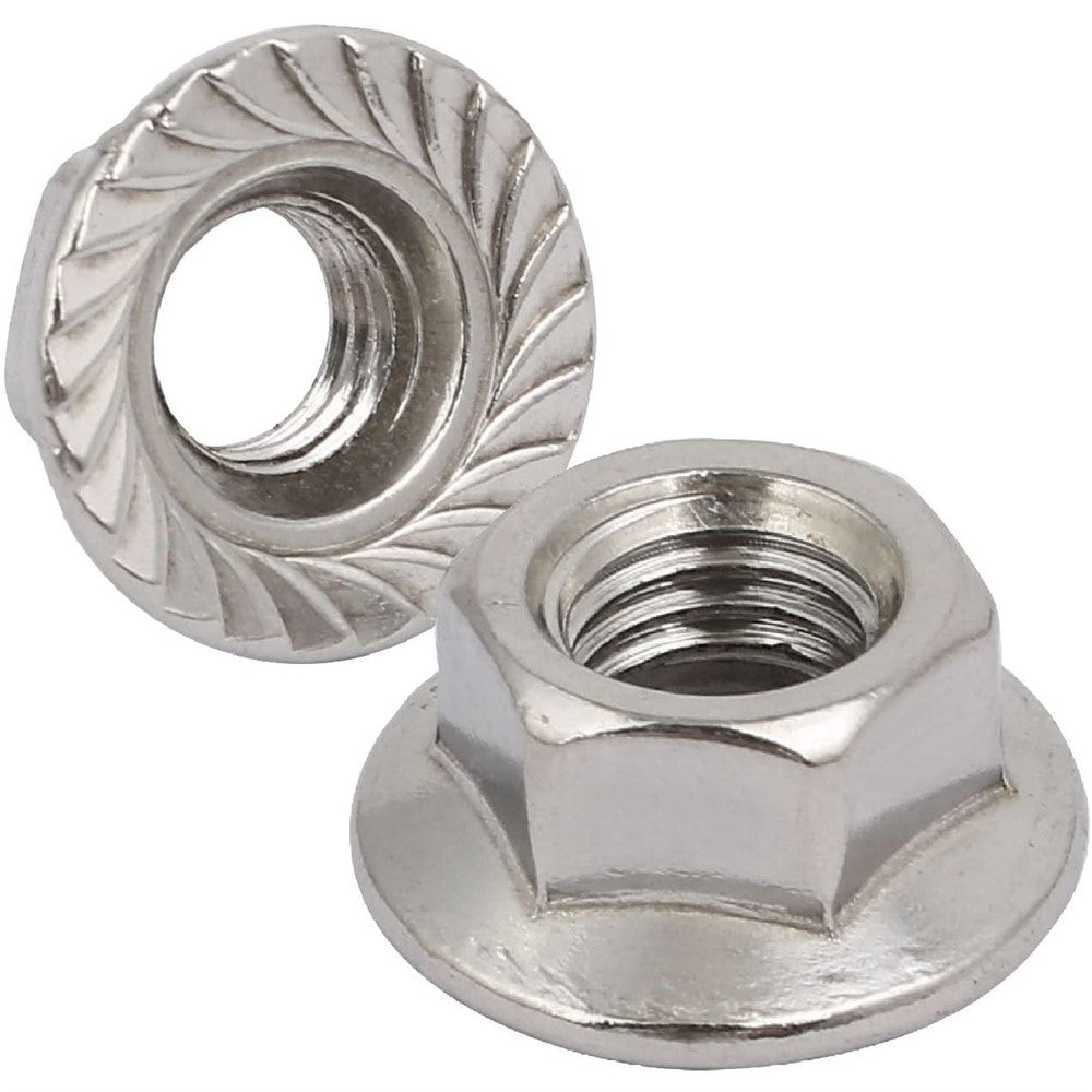Flanged Lock Nut Stainless – Pierce Motorcycles